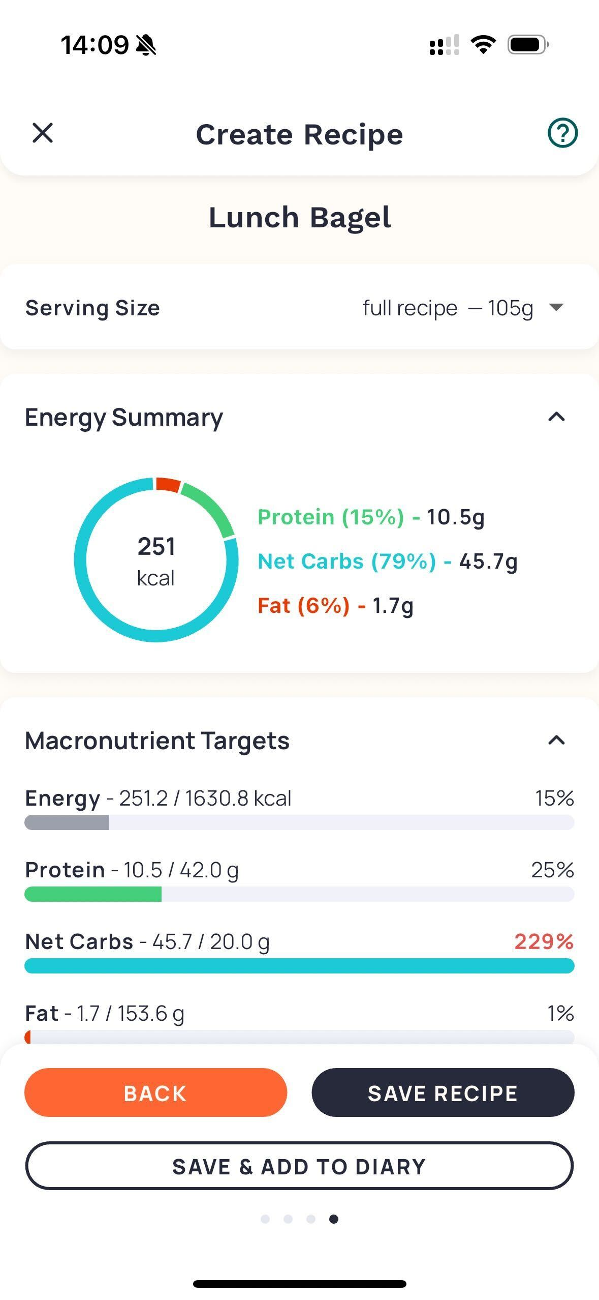 Mobile - Create a Custom Recipe – Cronometer