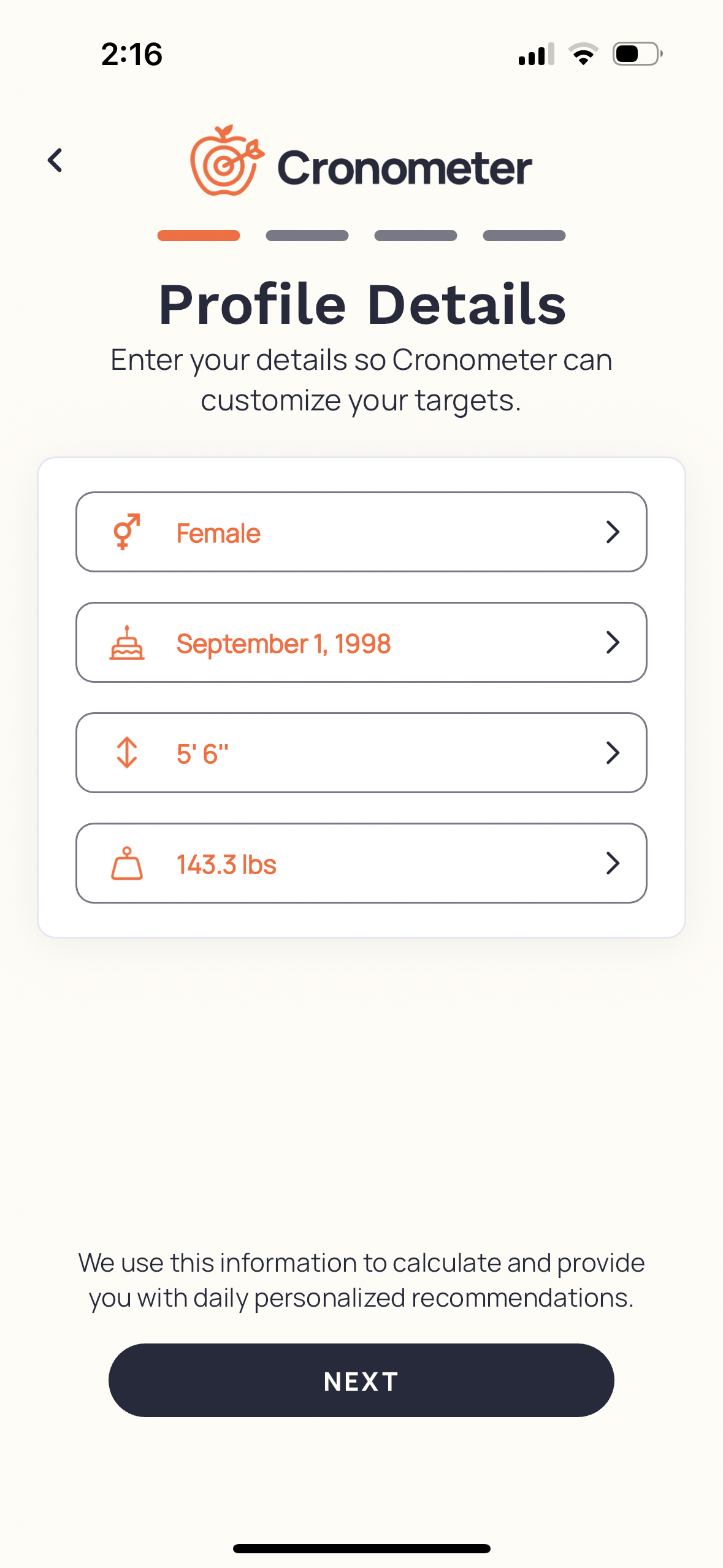 Mobile - Quick Start Guide – Cronometer