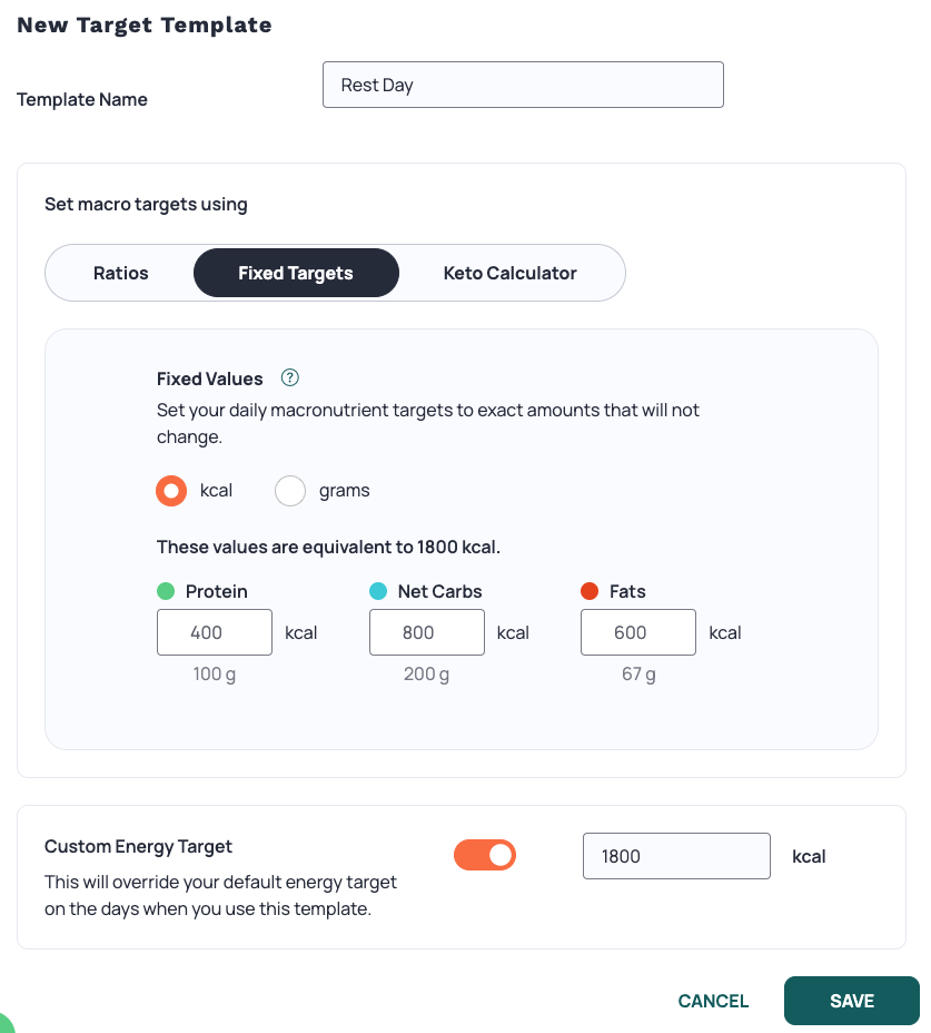 Macro Scheduler – Cronometer